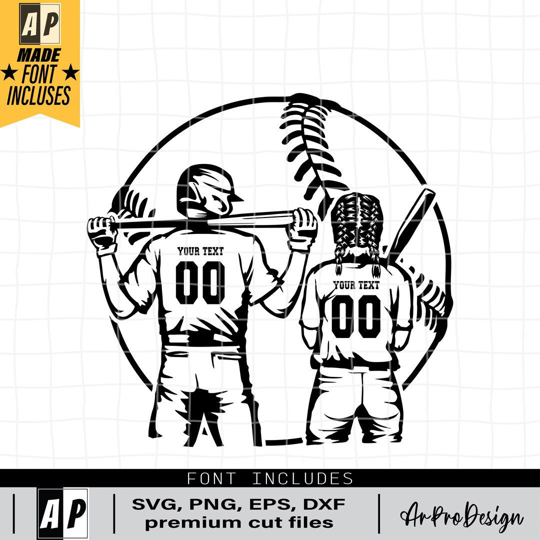 Baseball Player Svg, Softball Mom Svg, Personalized Name Svg, Softball ...