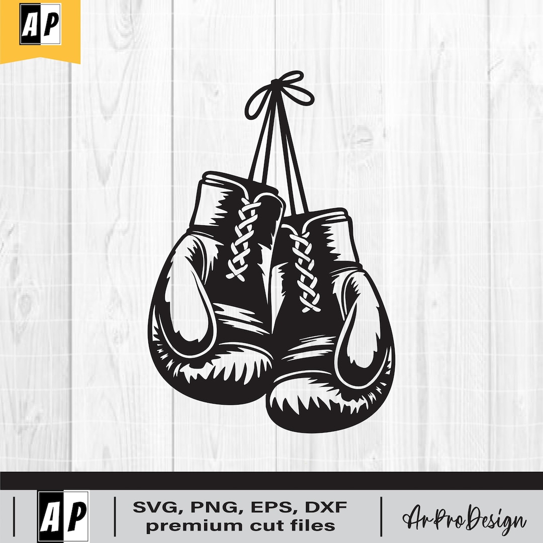 Boxing Gloves Svg, Boxing Gloves Clipart, Vintage Fighter Clipart ...