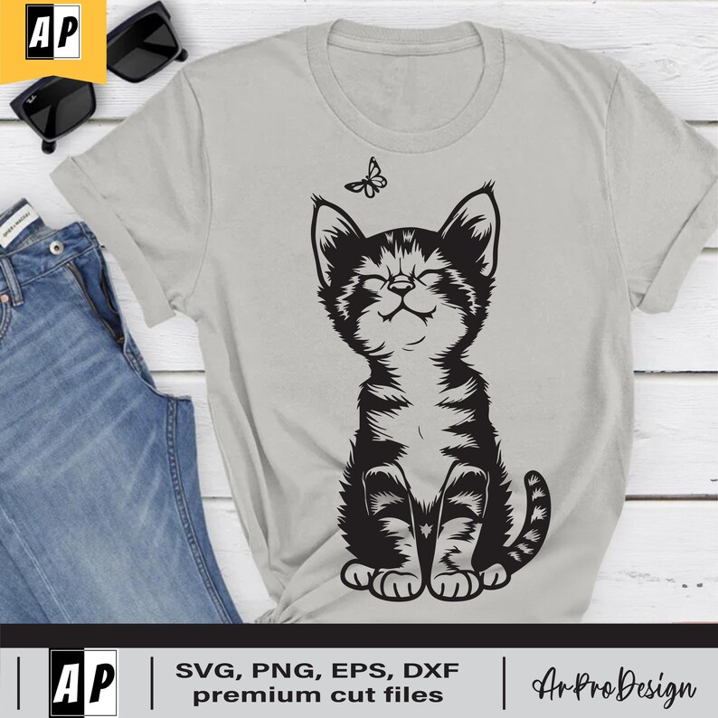 Cute Cat SVG, Curious Kitten Clipart, Cat Svg, Cat Clipart, Peeking ...