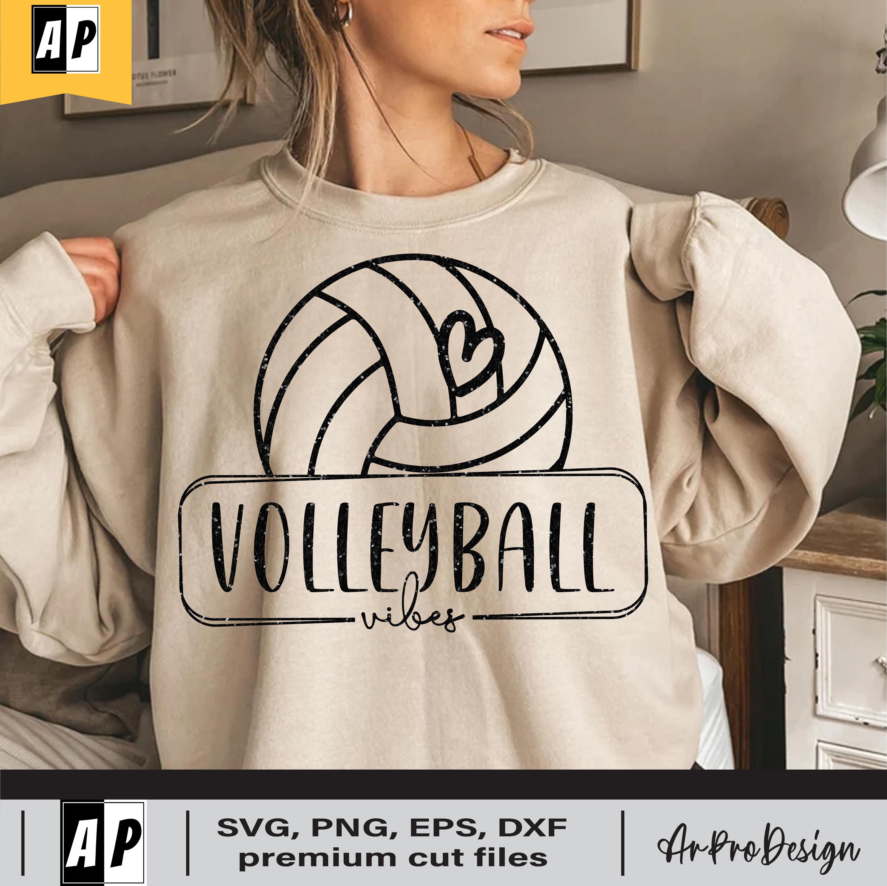 Volleyball Svg Png, Volleyball Vibes SVG, Game Day Volleyball Svg ...