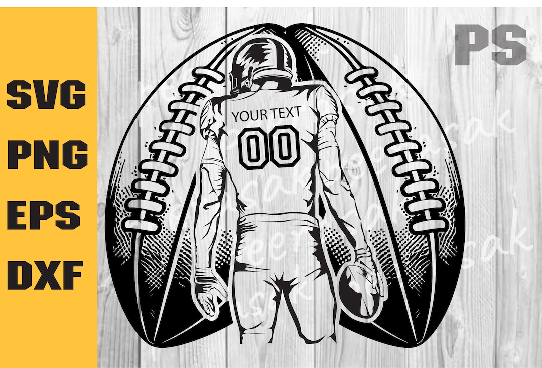 Football Player Svg, Football Svg, Football Team, Football Name ...