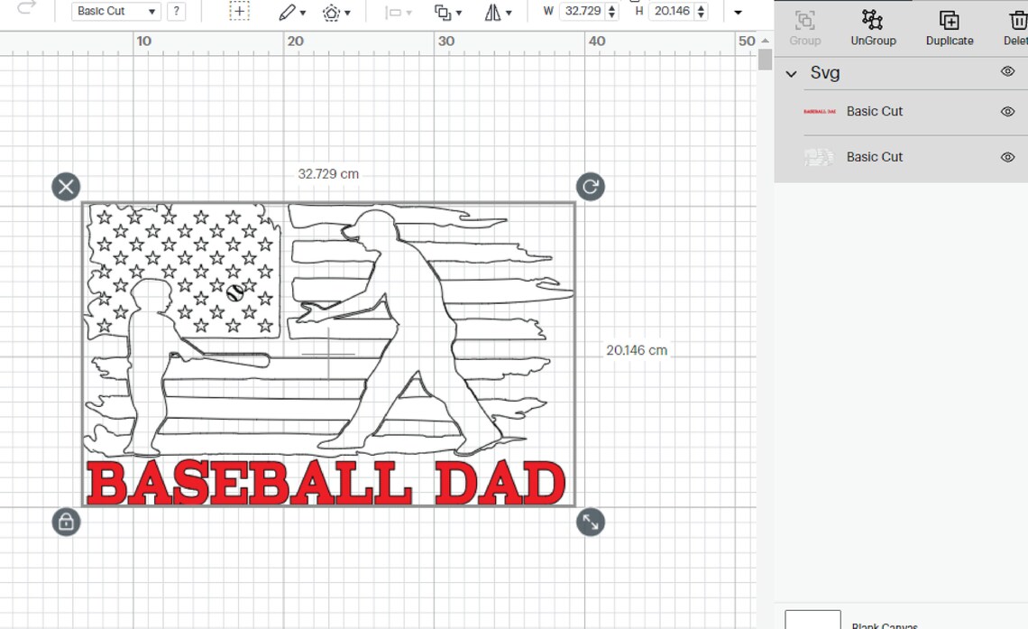 Baseball Svg Baseball Dad Flag Svg Father's Day Svg - Etsy