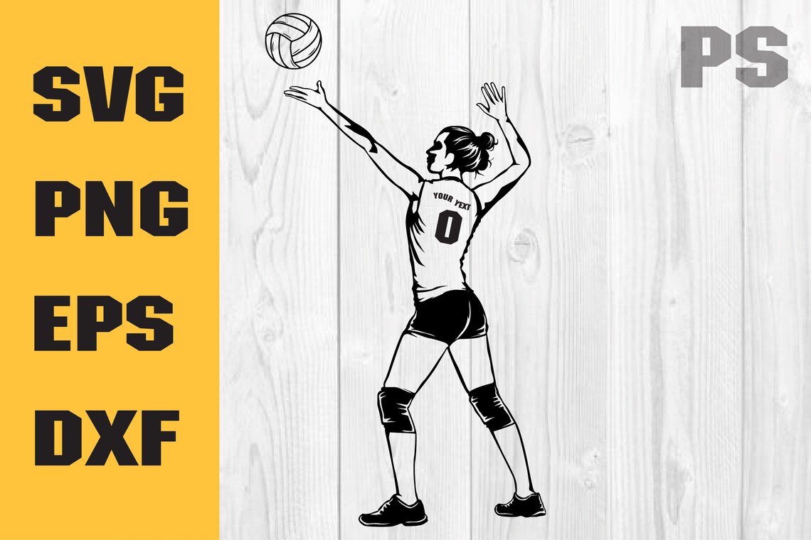 Girls Volleyball Player Svg Volleyball Player Svg Volleyball - Etsy
