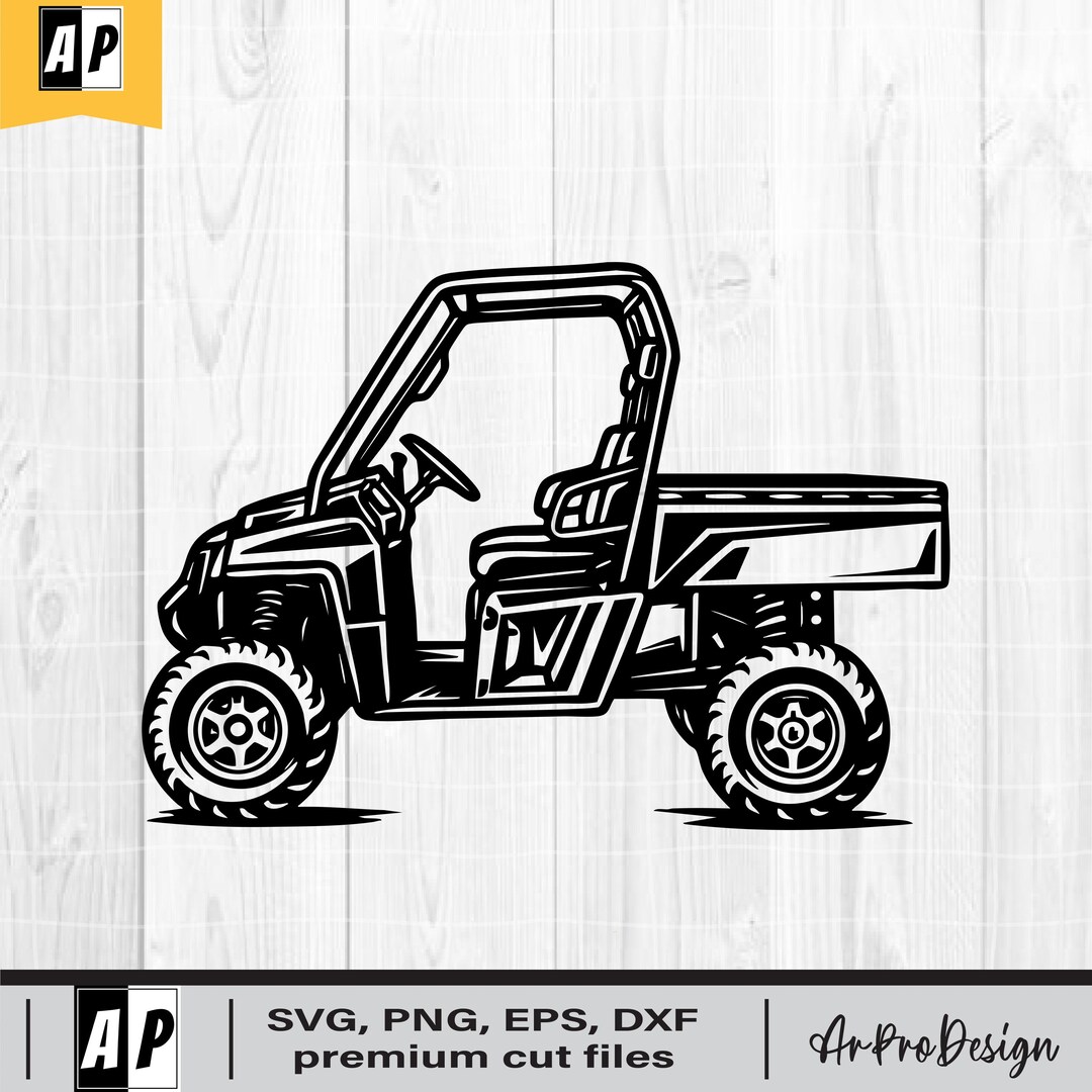 UTV Side by Side Svg, off Road UTV Svg, Utility Vehicle Svg, ATV Buggy ...