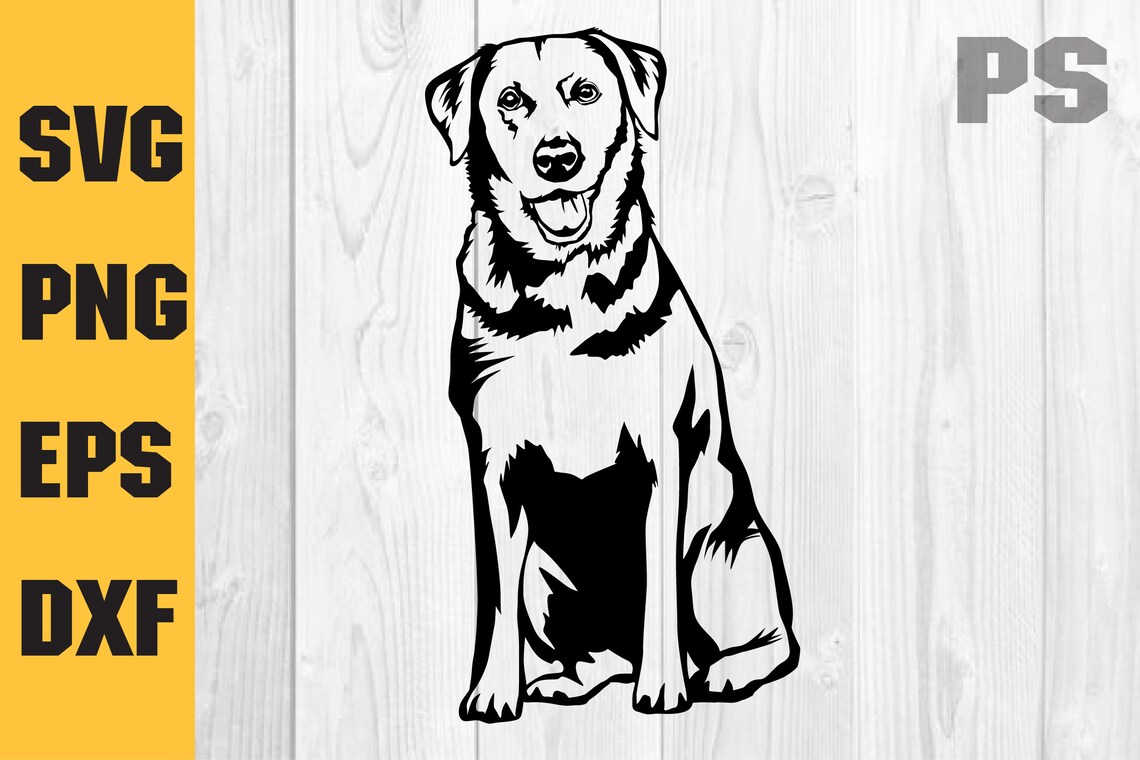 Labrador Svg Dog Svg Cricut Black Labrador Retriever Face - Etsy