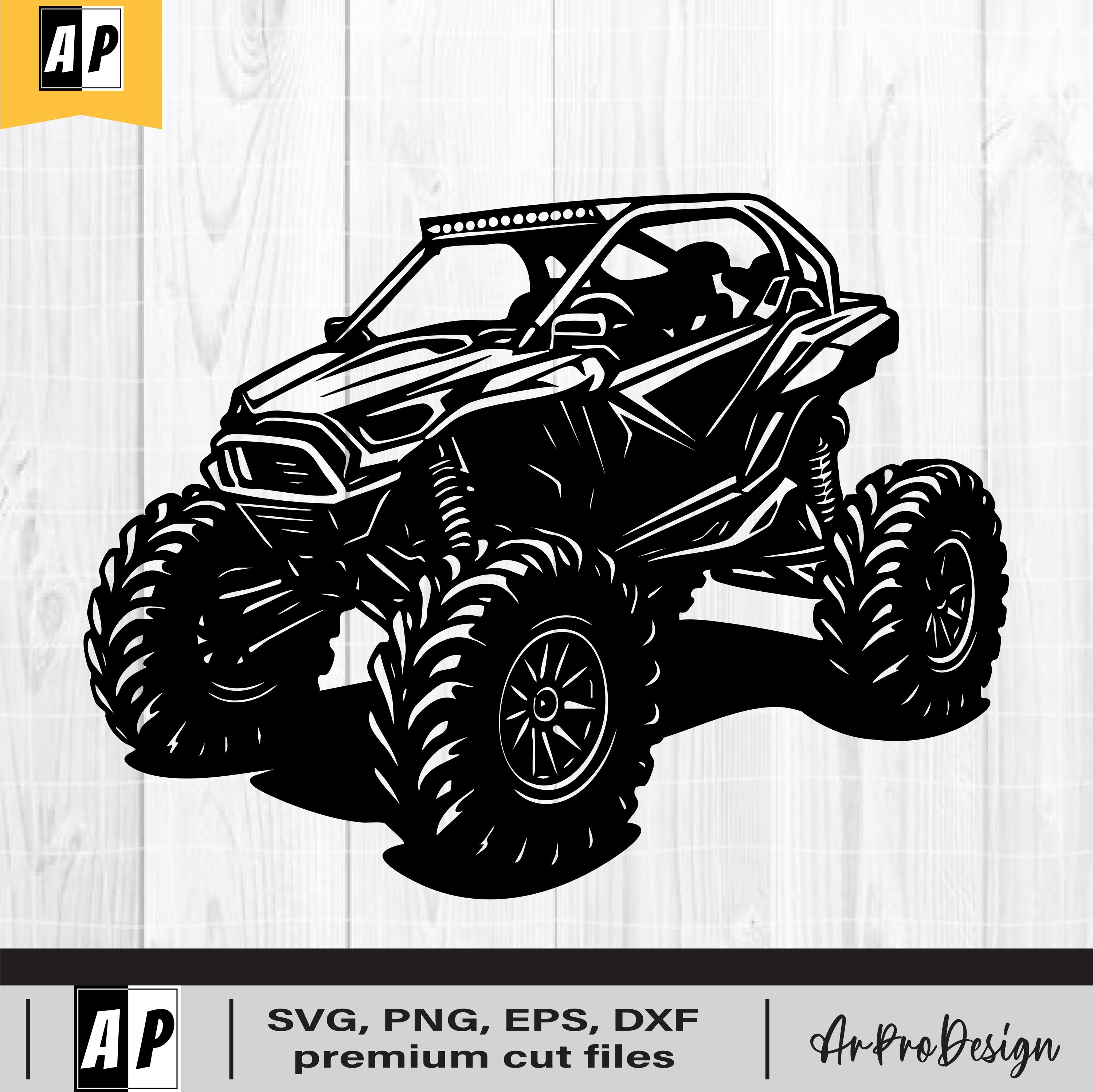 Atv Svg, Utv Svg, RZR Atv Svg, Atv Offroad Svg, Dirty 4 Wheels, Atv ...