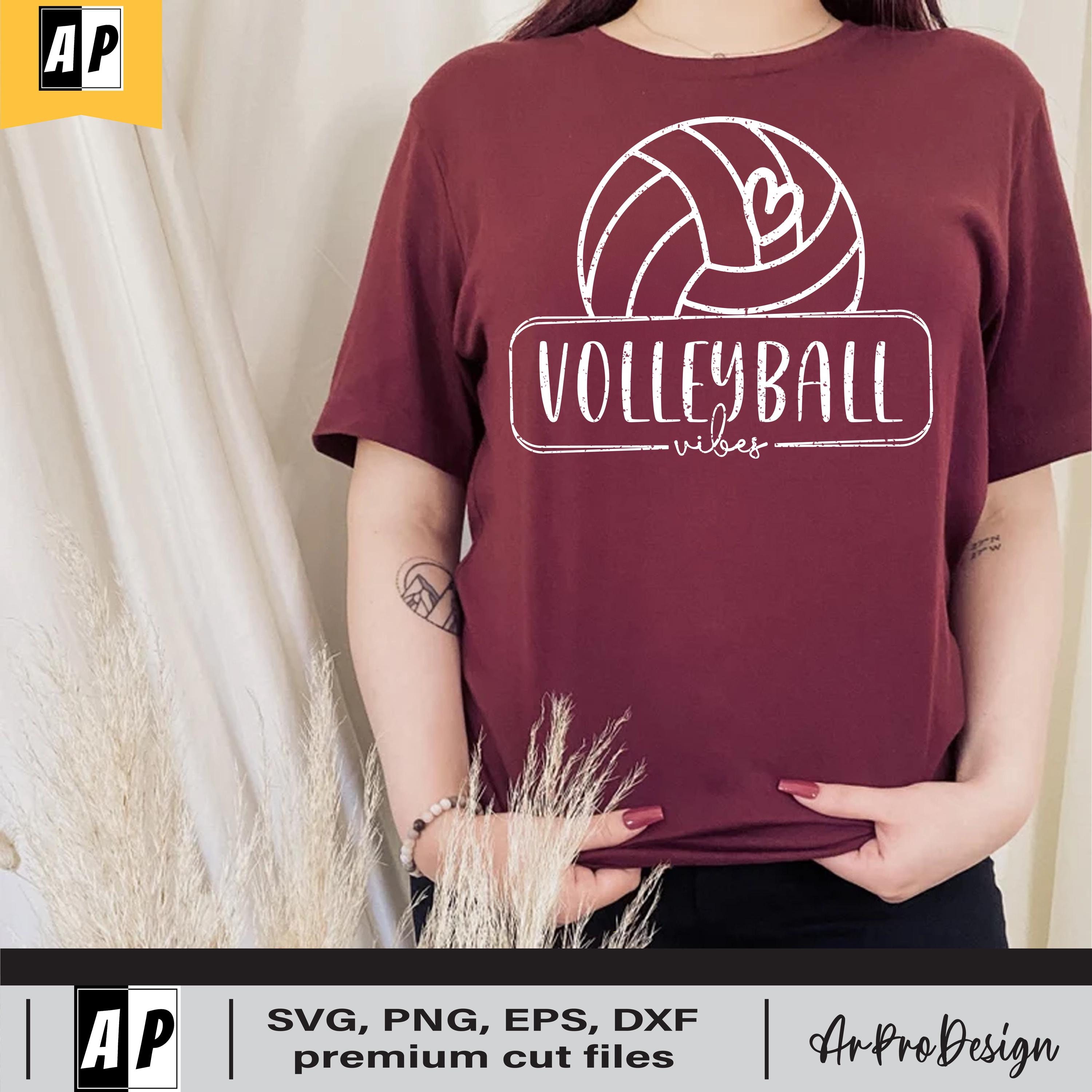 Volleyball Svg Png, Volleyball Vibes SVG, Game Day Volleyball Svg ...