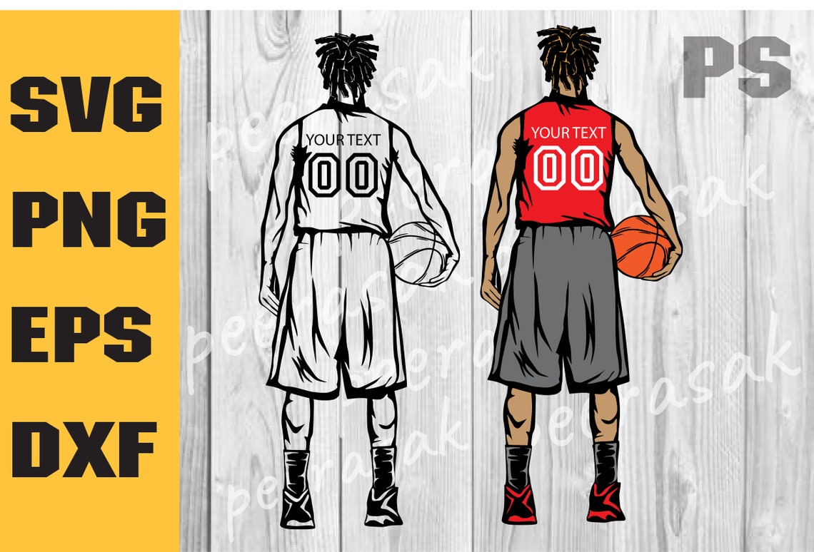 Basketball Name SVG Colored Layers Basketball Boy Svg - Etsy
