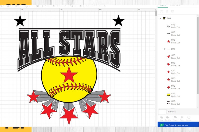 Allstar Svg, Softball Svg, All Star Svg, Shirt Design, Girls Softball ...