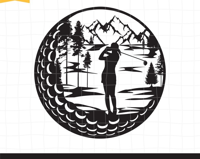 Golfing Svg | Golf Ball Svg | Golfer Svg | Golf Club Svg | Golf Player ...