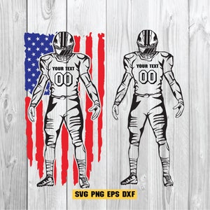 Football Player Svg Football Svg Football Team Football - Etsy UK