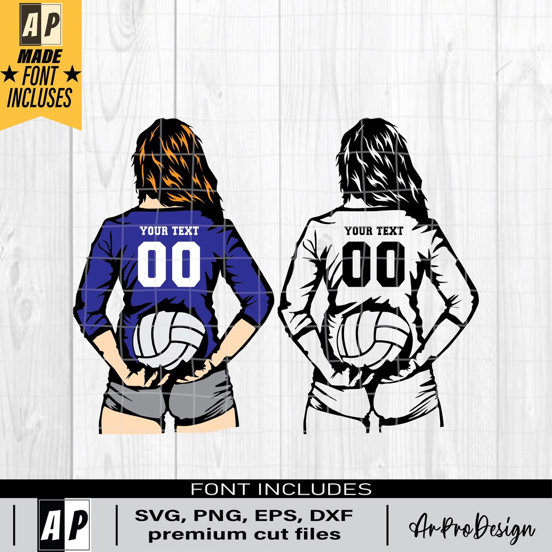 Volleyball Player SVG, Volleyball SVG, Volleyball Girl SVG, Volleyball ...