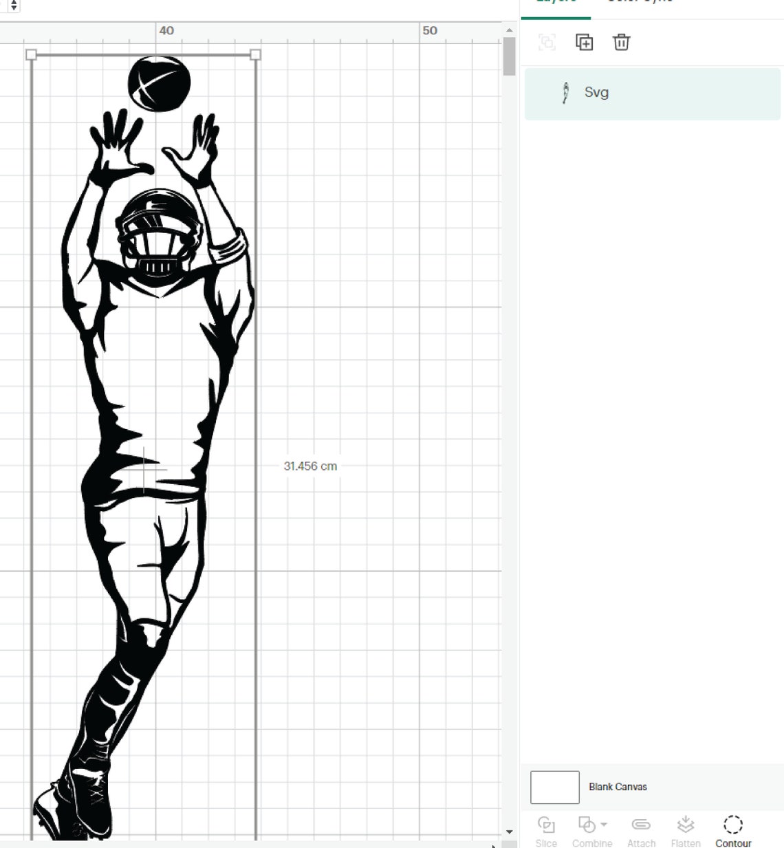 Football Player Svg Football Svg Colored Layers Football - Etsy