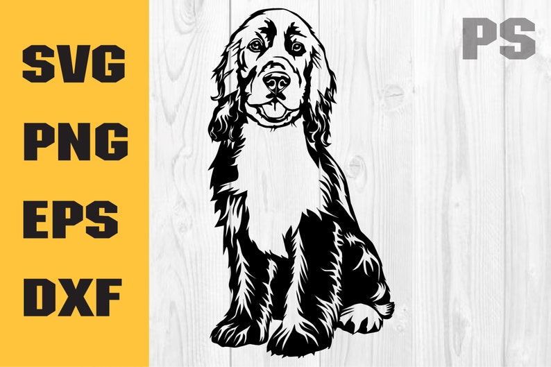 English Cocker Spaniel Svg Dog Svg File for Cricut Face - Etsy