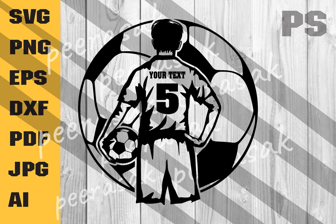 Soccer Player Svg, Soccer Svg, Soccer Clipart, Soccer Cricut Cut File ...