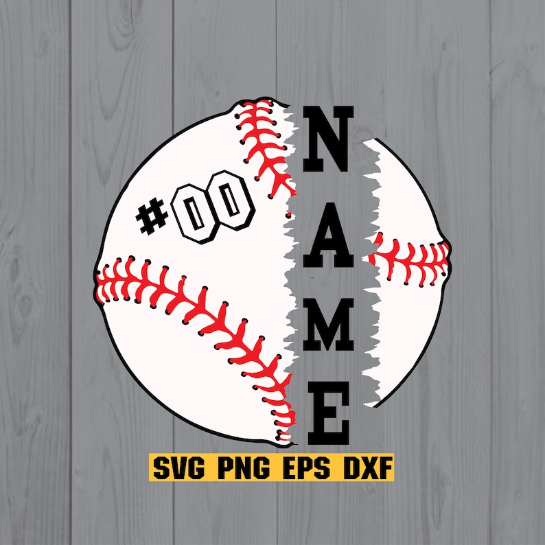 Name Baseball Svg,baseball Svg, Template, Baseball Mom Svg, Baseball ...