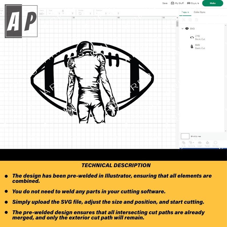 Football Svg Png, Football Player Svg, Football Name Svg, Football ...