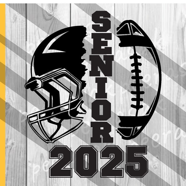 Senior Football 2025 Svg - Etsy