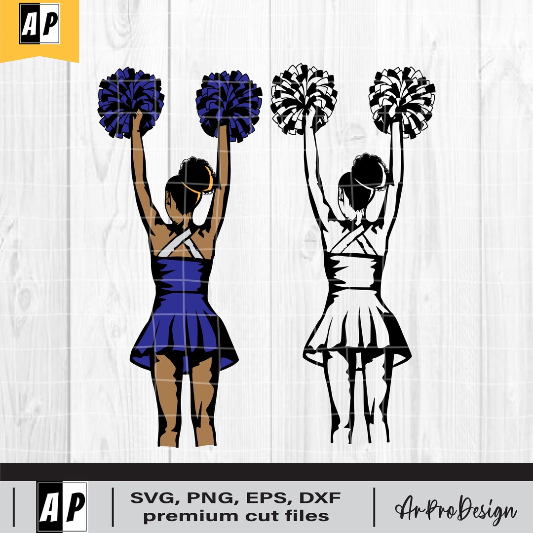 Cheerleader SVG, Colored Layers, Cheerleading Svg Bundle, Cheer Mom Svg ...