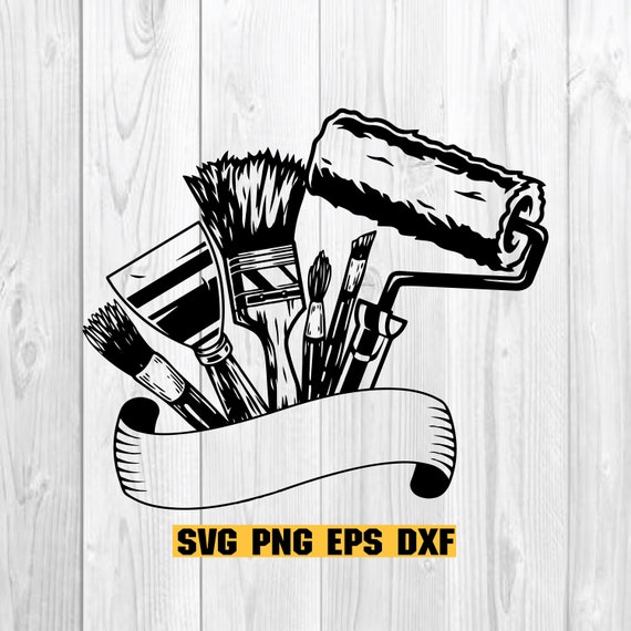 Clipart Do Logotipo Do Pintor Logotipo Do Pintor De Telhado Laranja