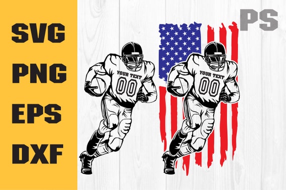 Football Player Svg Football Svg Football Team Football - Etsy Australia