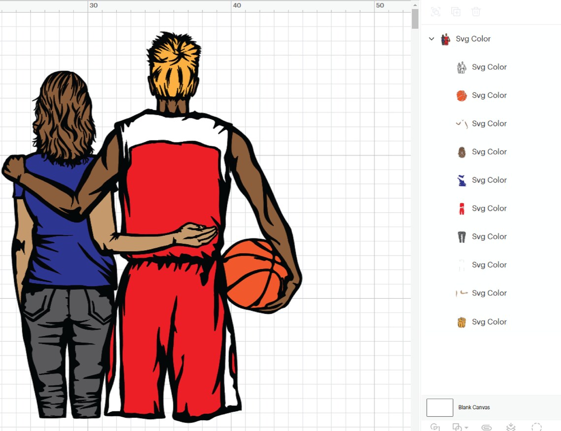 Basketball Svg Love Basketball Svg Colored Layers - Etsy