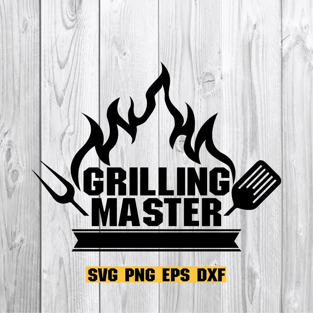 GRILLMASTER SVG, Grill Svg, Bbq Party Svg, Apron Svg, Grill Apron Svg ...