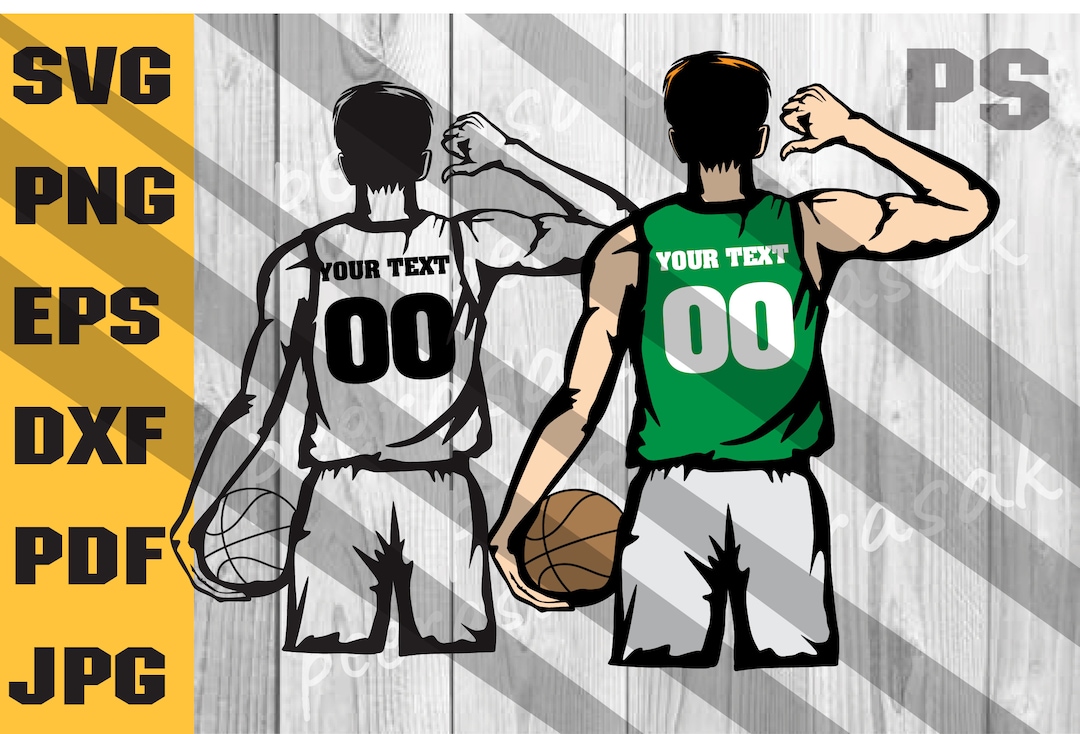 Basketball Name SVG, Colored Layers, Basketball SVG, Basketball Player ...