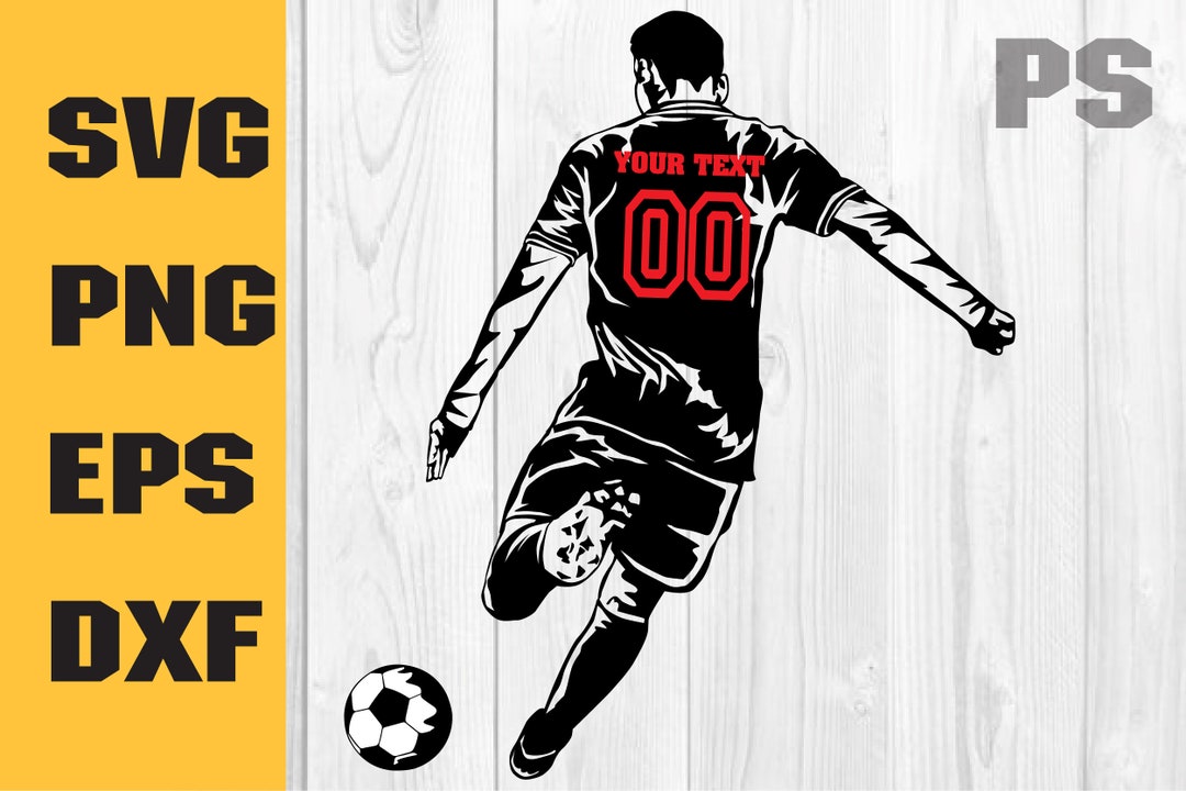Soccer Player Svg, Soccer Monogram Svg, Soccer Clipart, Soccer Cricut ...