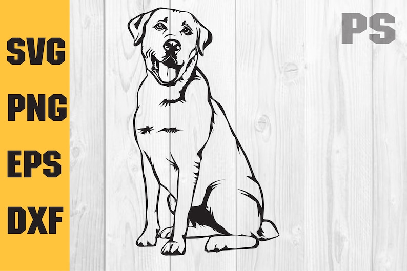 Labrador Svg Dog Svg Cricut Black Labrador Retriever Face - Etsy