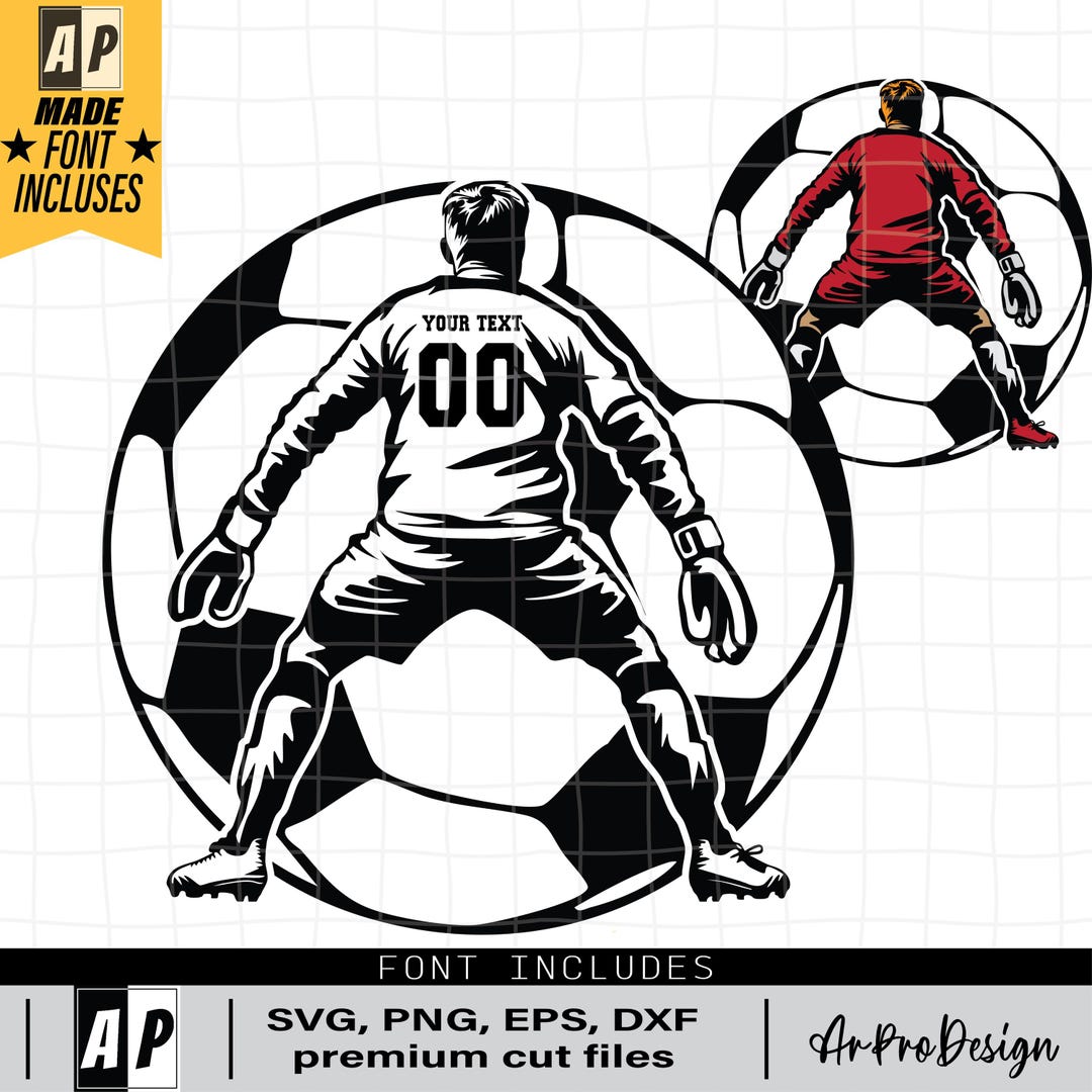 Goalkeeper Svg, Personalized Name, Soccer Player Svg, Soccer Dad Svg ...