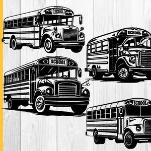 School Bus SVG, Schoolbus SVG, School Decal Vinyl Graphics, School Bus ...