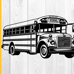 School Bus SVG, Schoolbus SVG, School Decal Vinyl Graphics, School Bus ...
