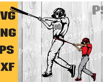 Baseball Boy Player SVG, Baseball Player SVG, Colored Layers, Baseball ...