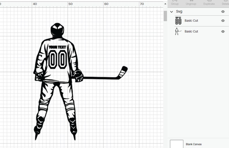 Hockey SVG Hockey Player SVG Hockey Decal Hockey Jersey - Etsy