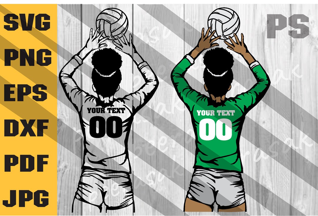 Volleyball Setter Player SVG, Volleyball Svg, Volleyball Girl Svg ...