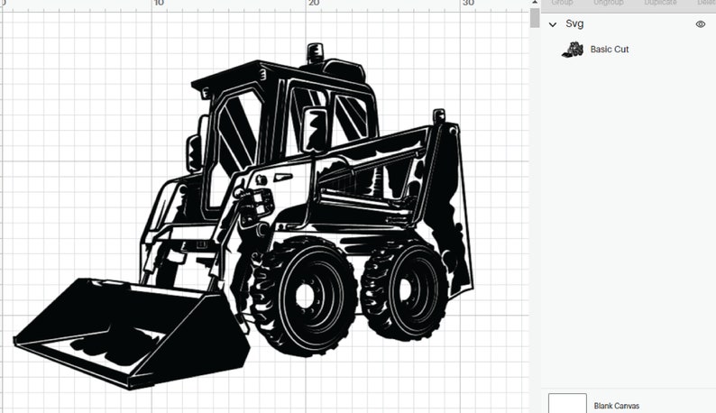 Track Skid Steer Svg Track Skid Steer Svg Heavy Equipment - Etsy