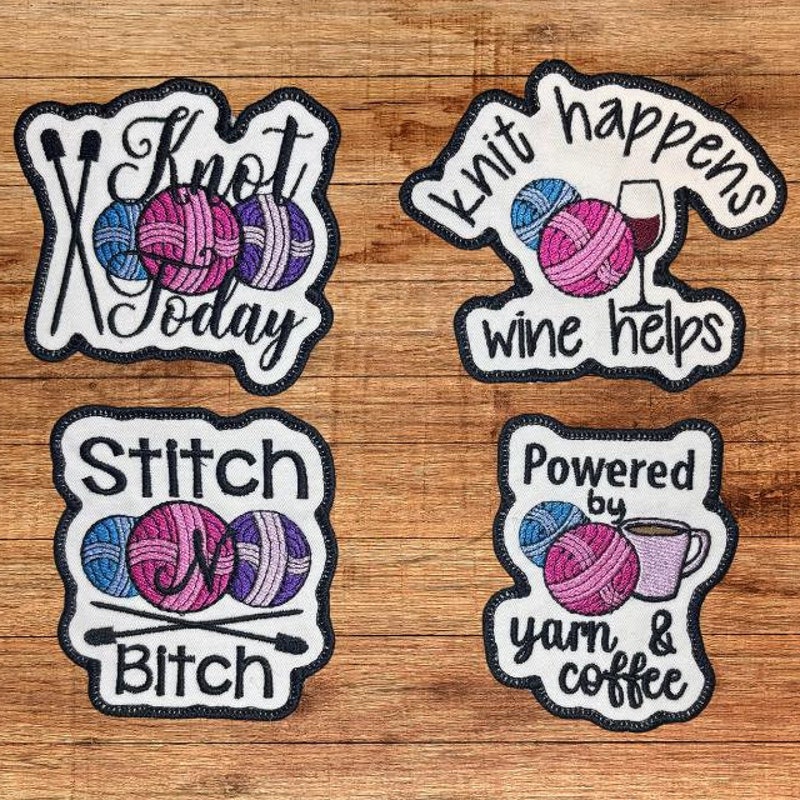 Knitting Patch - Etsy