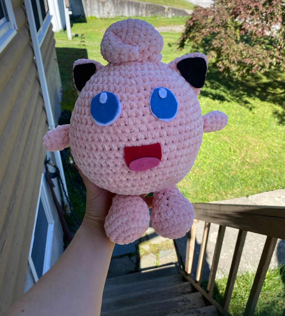 Stuffed Jigglypuff Crochet Jigglypuff Toy - Etsy