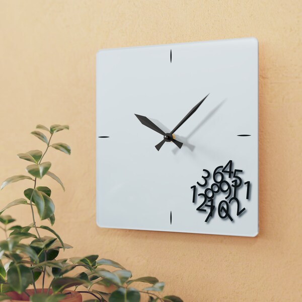 Acrylic Clock - Etsy
