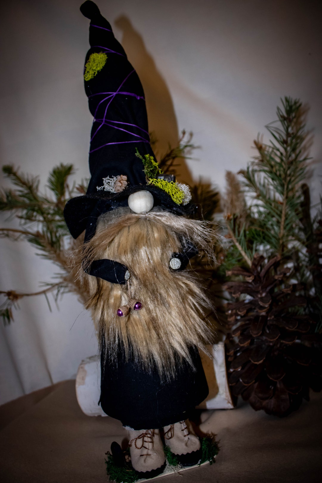 TALL Wizard, Gnome, 20 Inches Tall, Caltrop Wizard, Protection Gnome ...