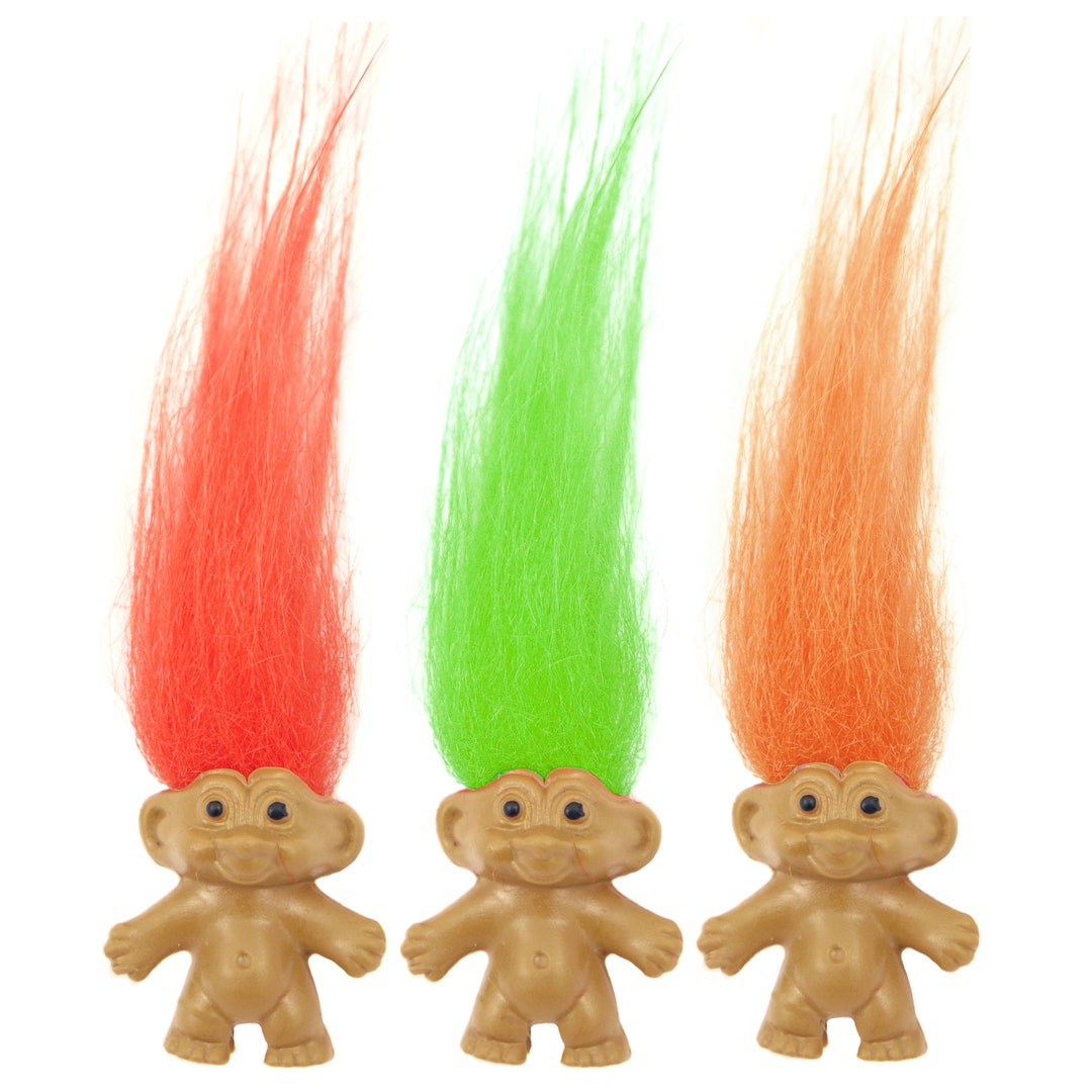 36 Retro Kids Troll Doll Pen Pencil Topper Top Party Gift Bag Filler ...