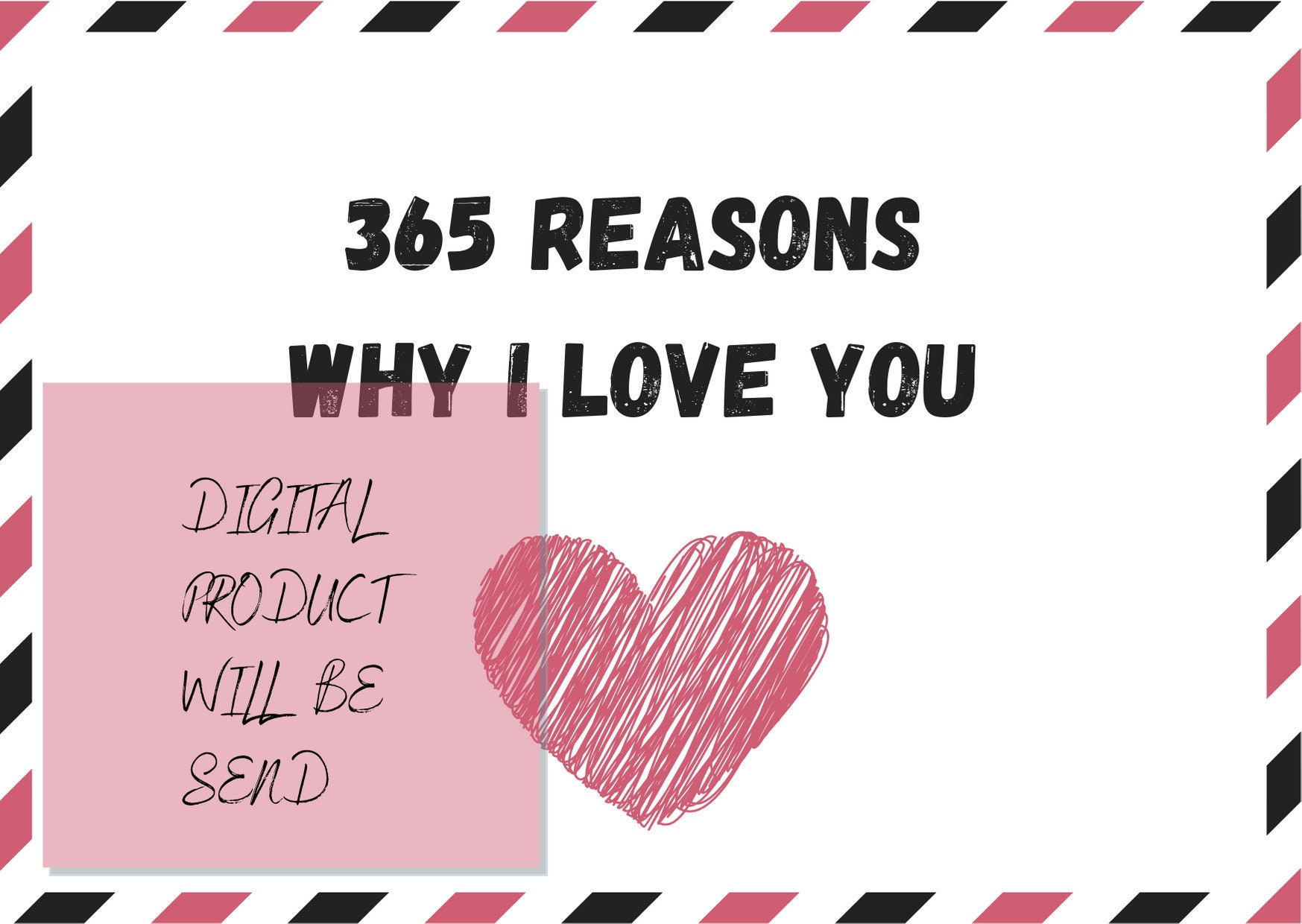 365 reasons why I love you love notes digital editable | Etsy 365 reasons why I love you love notes digital editable | Etsy
