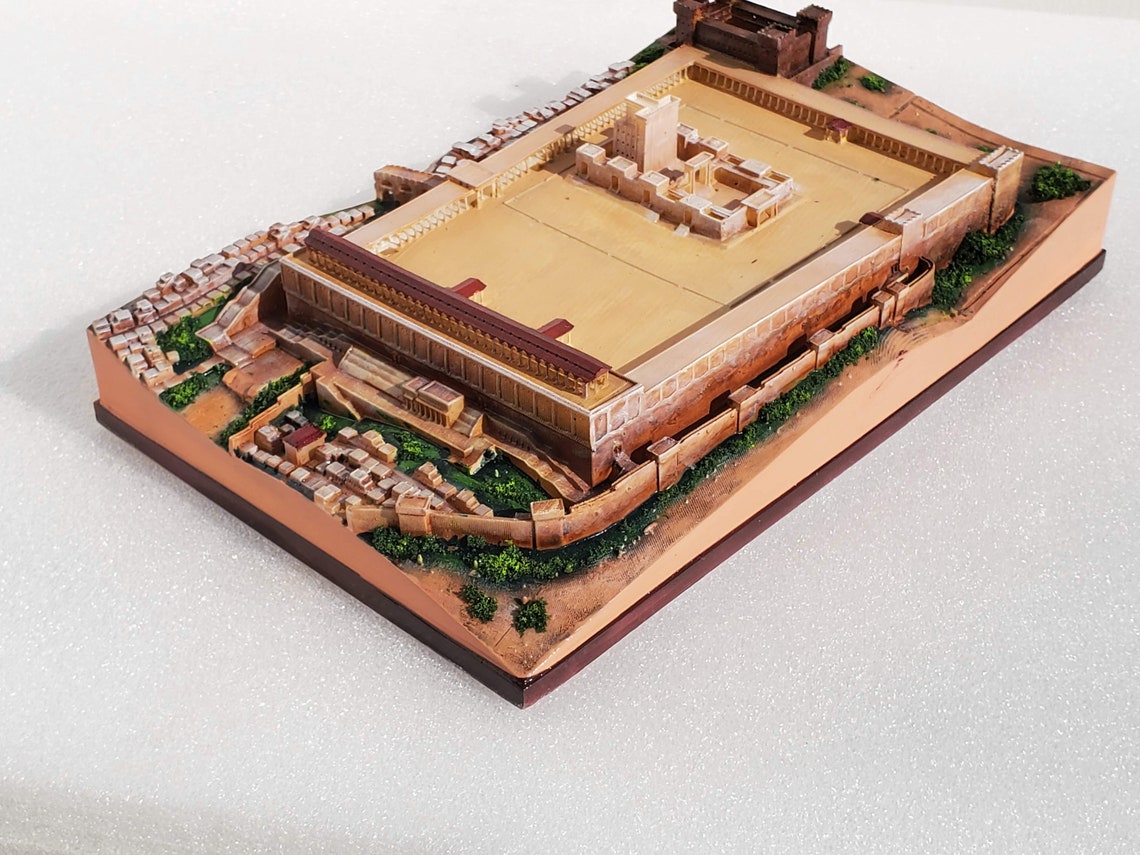 Model of Jerusalem Second Temple-medium Size - Etsy