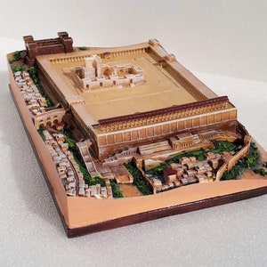 Model of Jerusalem Second Temple-medium Size - Etsy