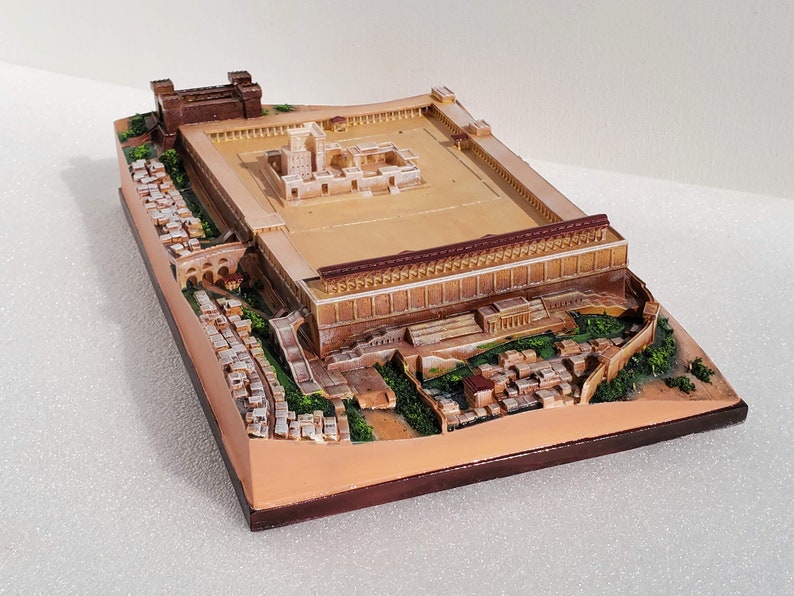 Model of Jerusalem Second Temple-medium Size - Etsy