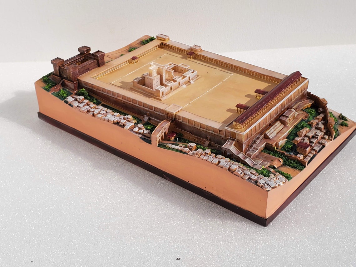 Model of Jerusalem Second Temple-medium Size - Etsy