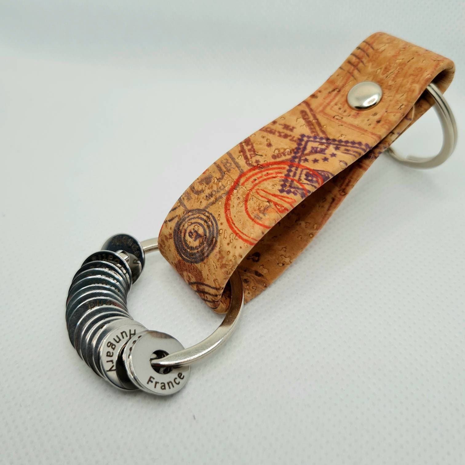 Keychain Passport Edition Country Rings - Etsy