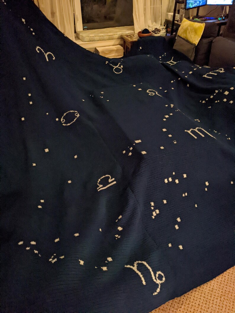 The Zodiac Constellation Blanket **CROCHET PATTERN** - Etsy