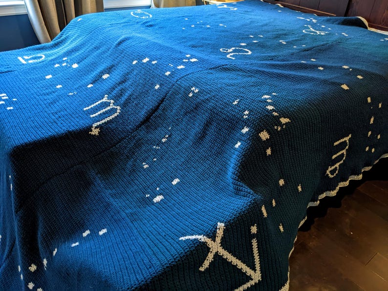 The Zodiac Constellation Blanket **CROCHET PATTERN** - Etsy